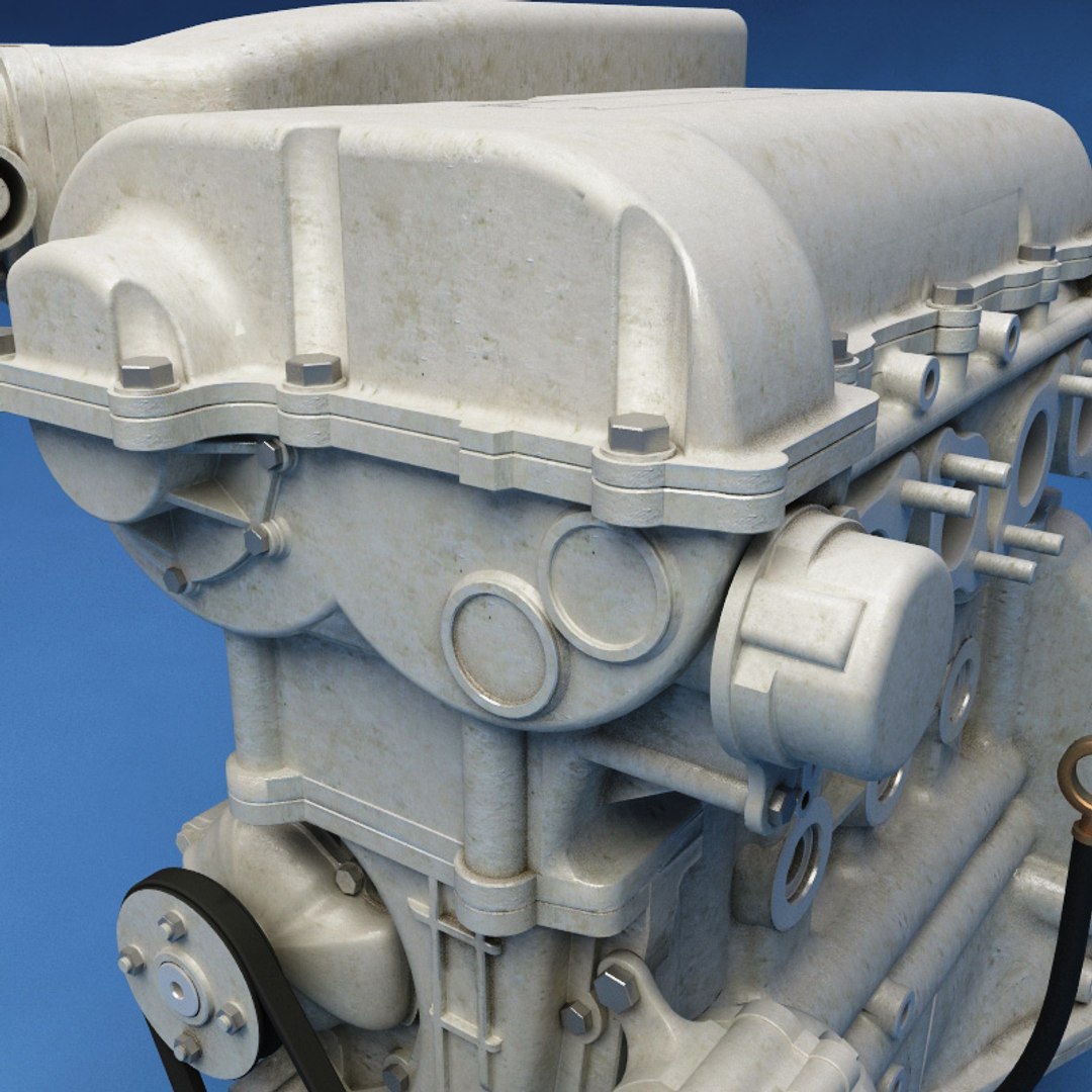 car engine 3d model