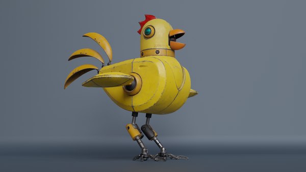3D model Robot Chick - TurboSquid 1797306