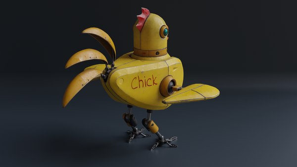 3D model Robot Chick - TurboSquid 1797306
