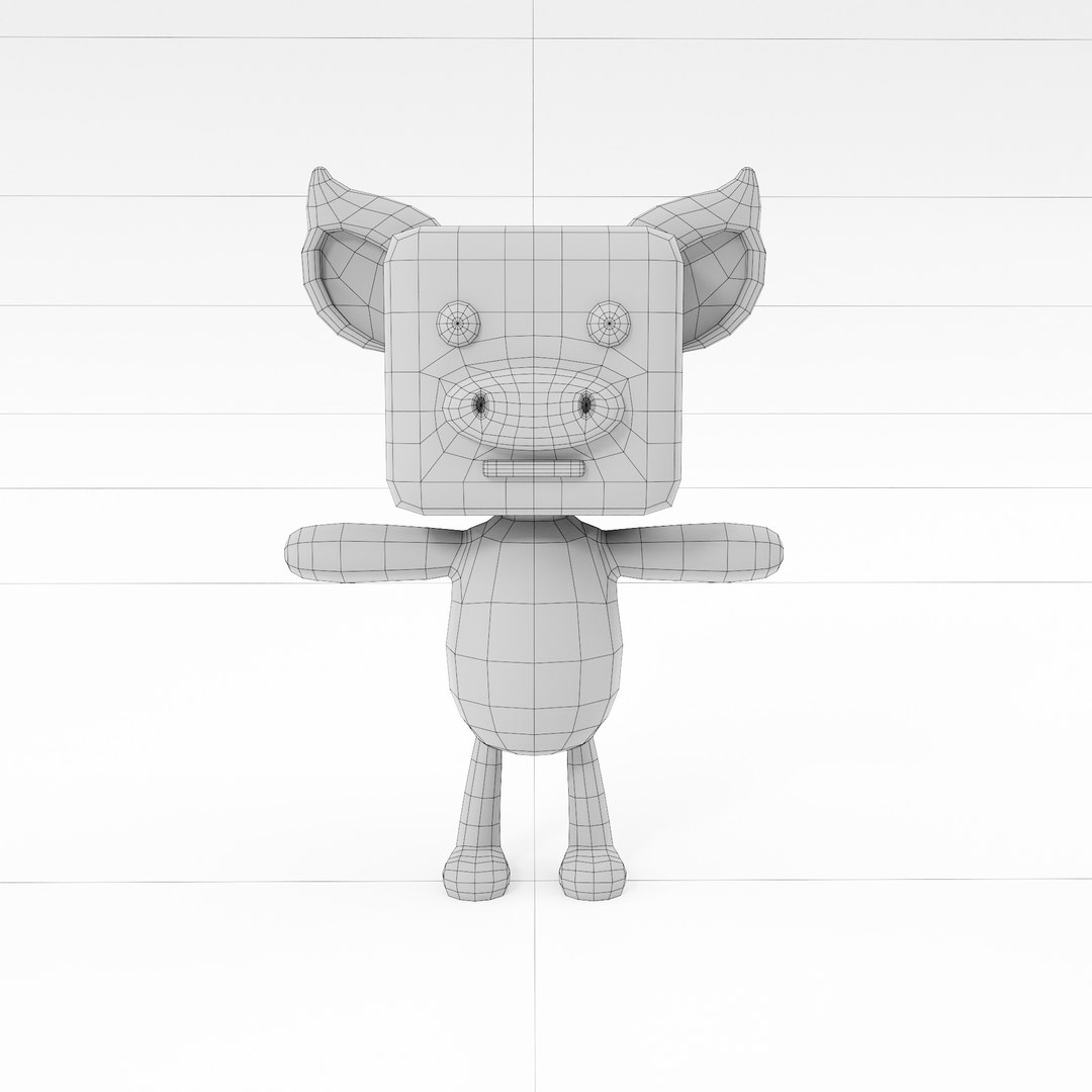 Pig Character 3d Model 3D Model - TurboSquid 1996756