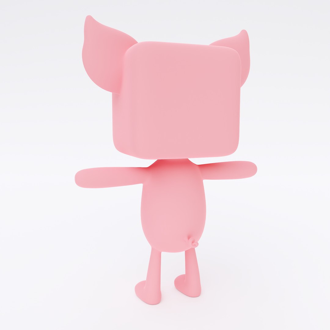 Pig Character 3d Model 3D Model - TurboSquid 1996756