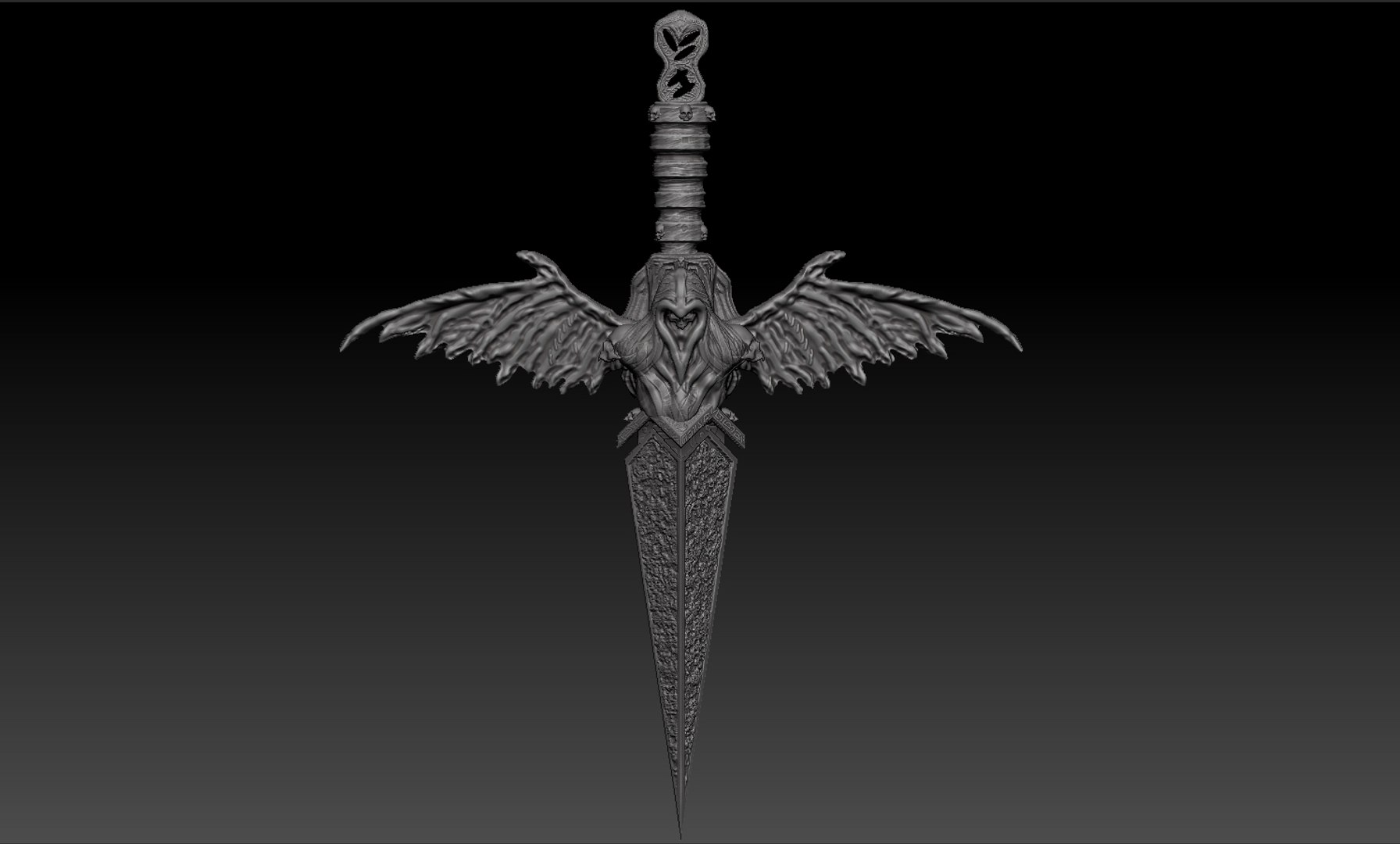 Sin Dagger 3d Model