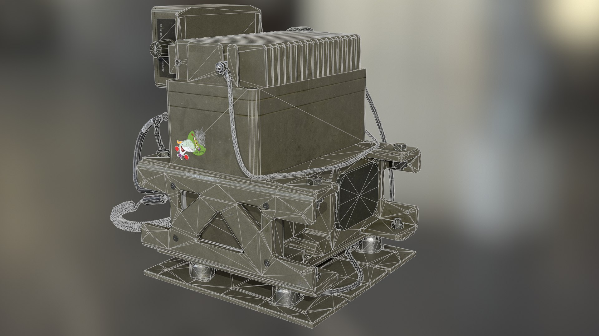 3D Model Radio Radiostation Military - TurboSquid 1489259