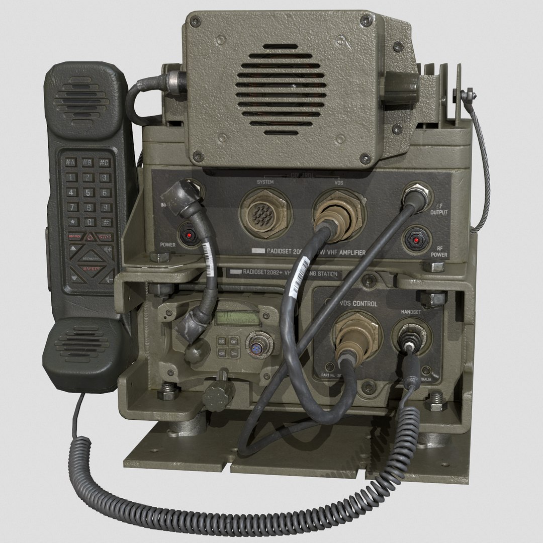 3D model radio radiostation military - TurboSquid 1489259