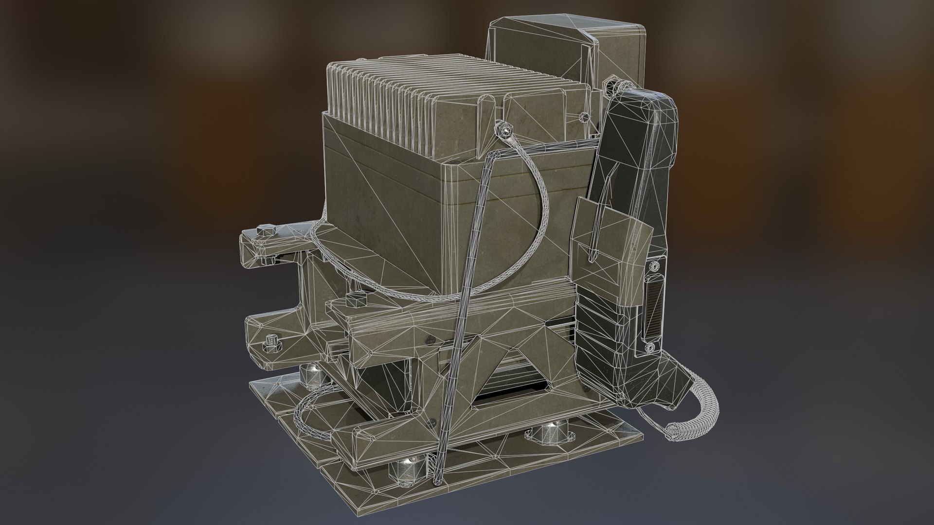3D Model Radio Radiostation Military - TurboSquid 1489259