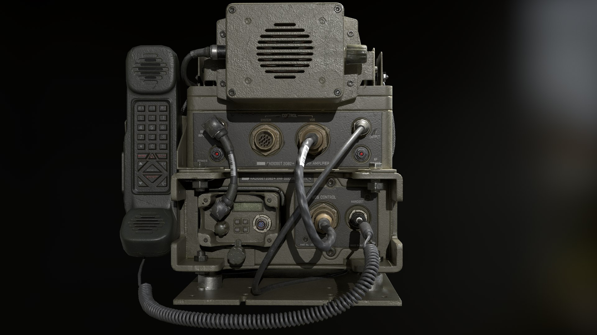 3D Model Radio Radiostation Military - TurboSquid 1489259