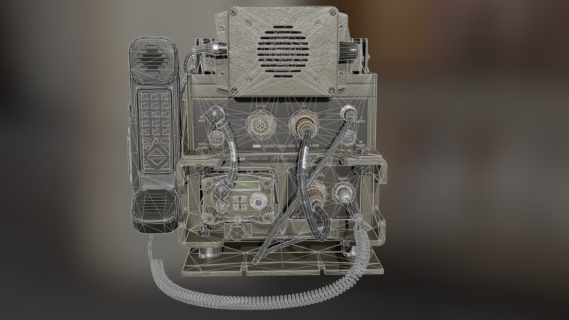 3D Model Radio Radiostation Military - TurboSquid 1489259
