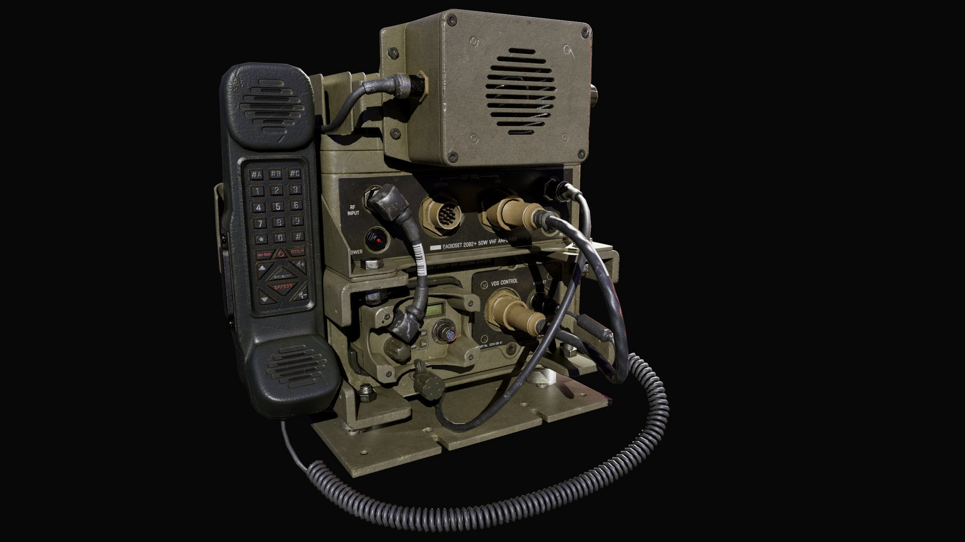 3D Model Radio Radiostation Military - TurboSquid 1489259