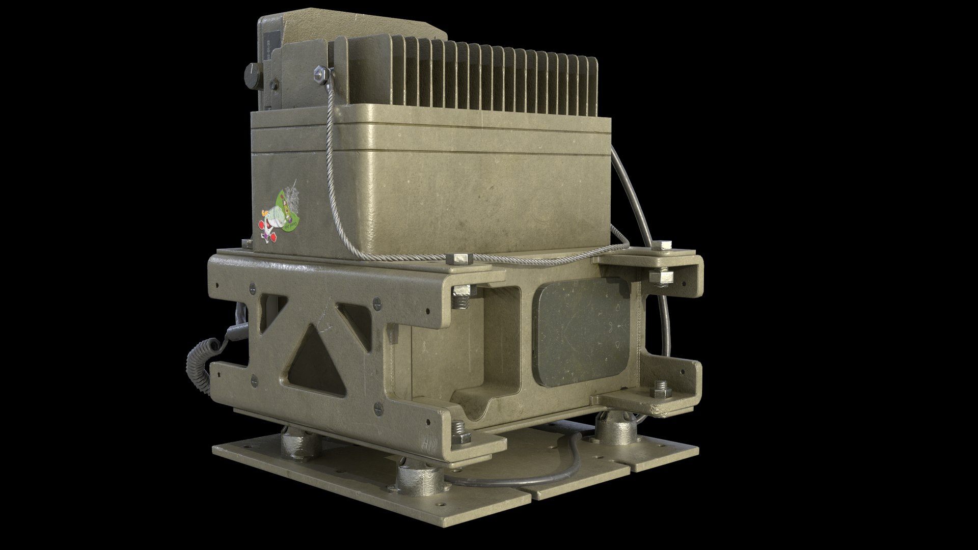 3D model radio radiostation military - TurboSquid 1489259