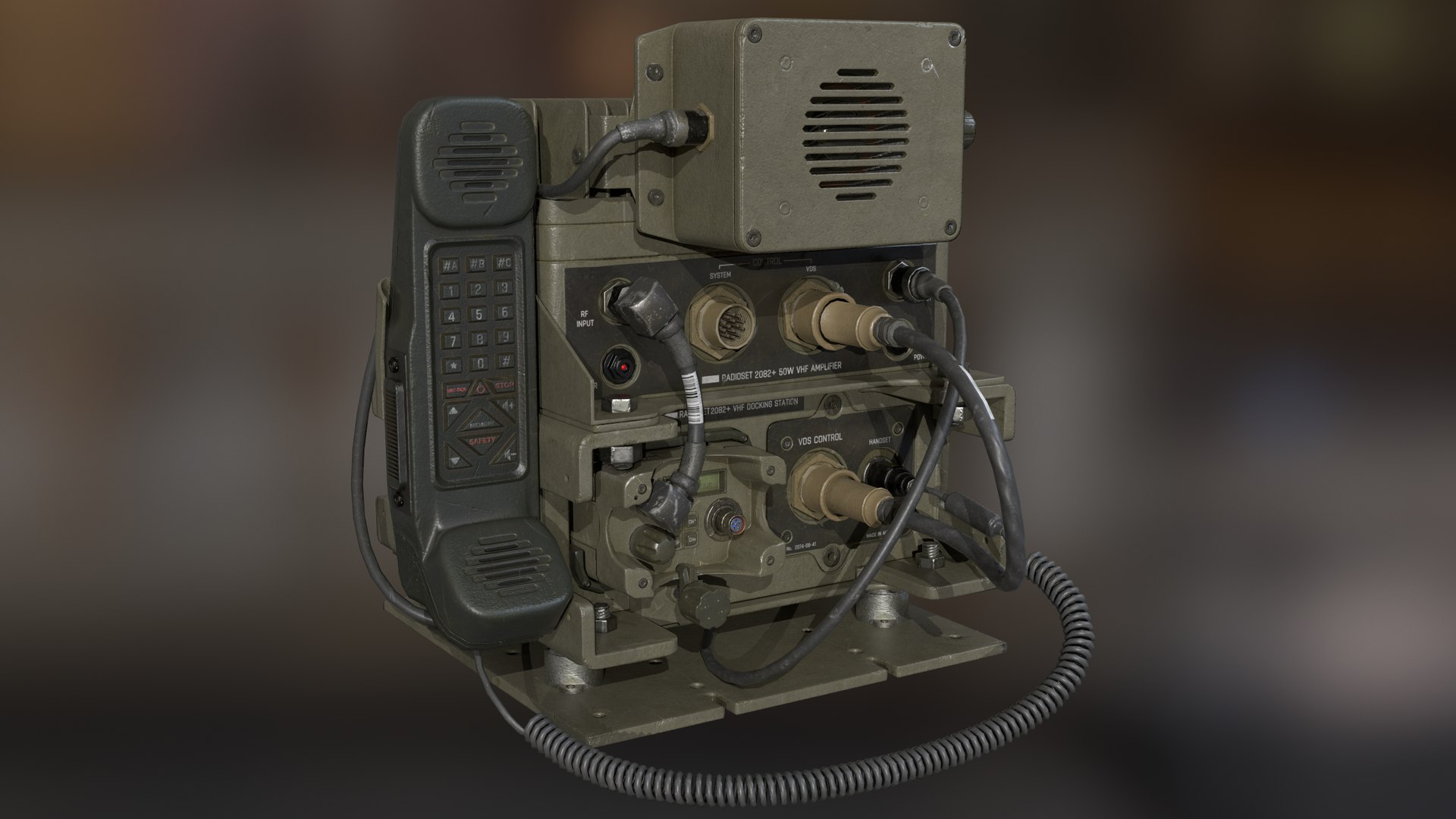 3D Model Radio Radiostation Military - TurboSquid 1489259