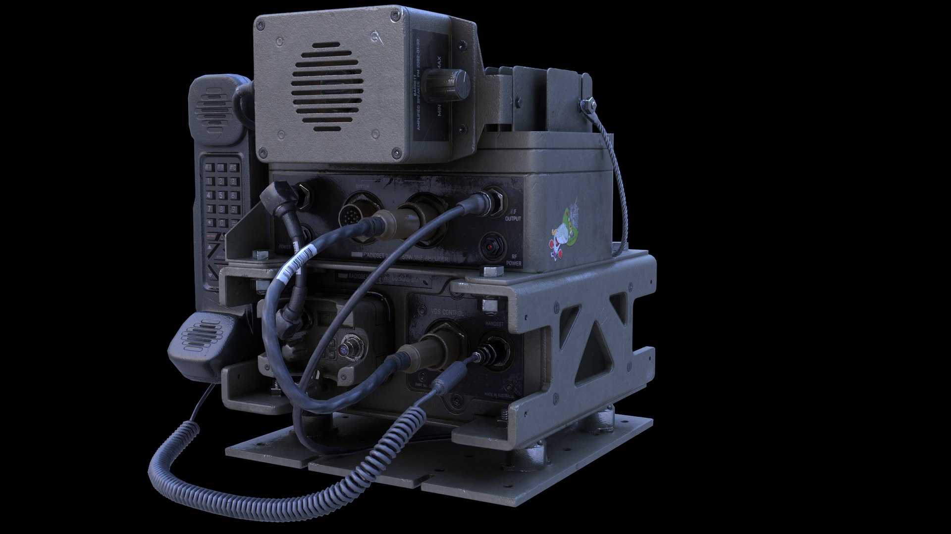 3D Model Radio Radiostation Military - TurboSquid 1489259