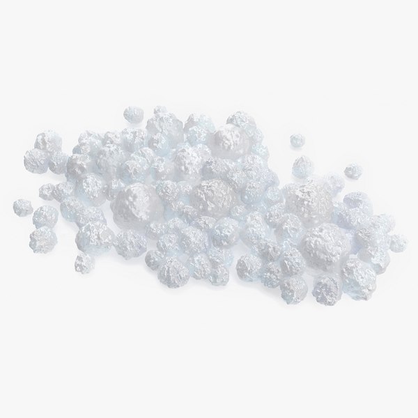 modelo 3d Diferentes tamaños granizo granizo - TurboSquid 2159225