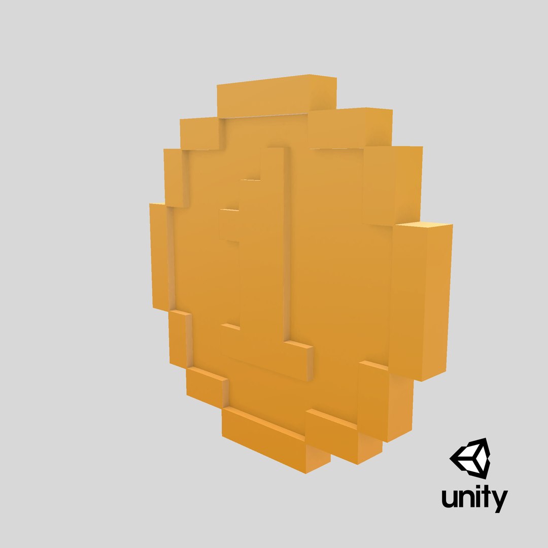 3D Video Game Token One - TurboSquid 1826986