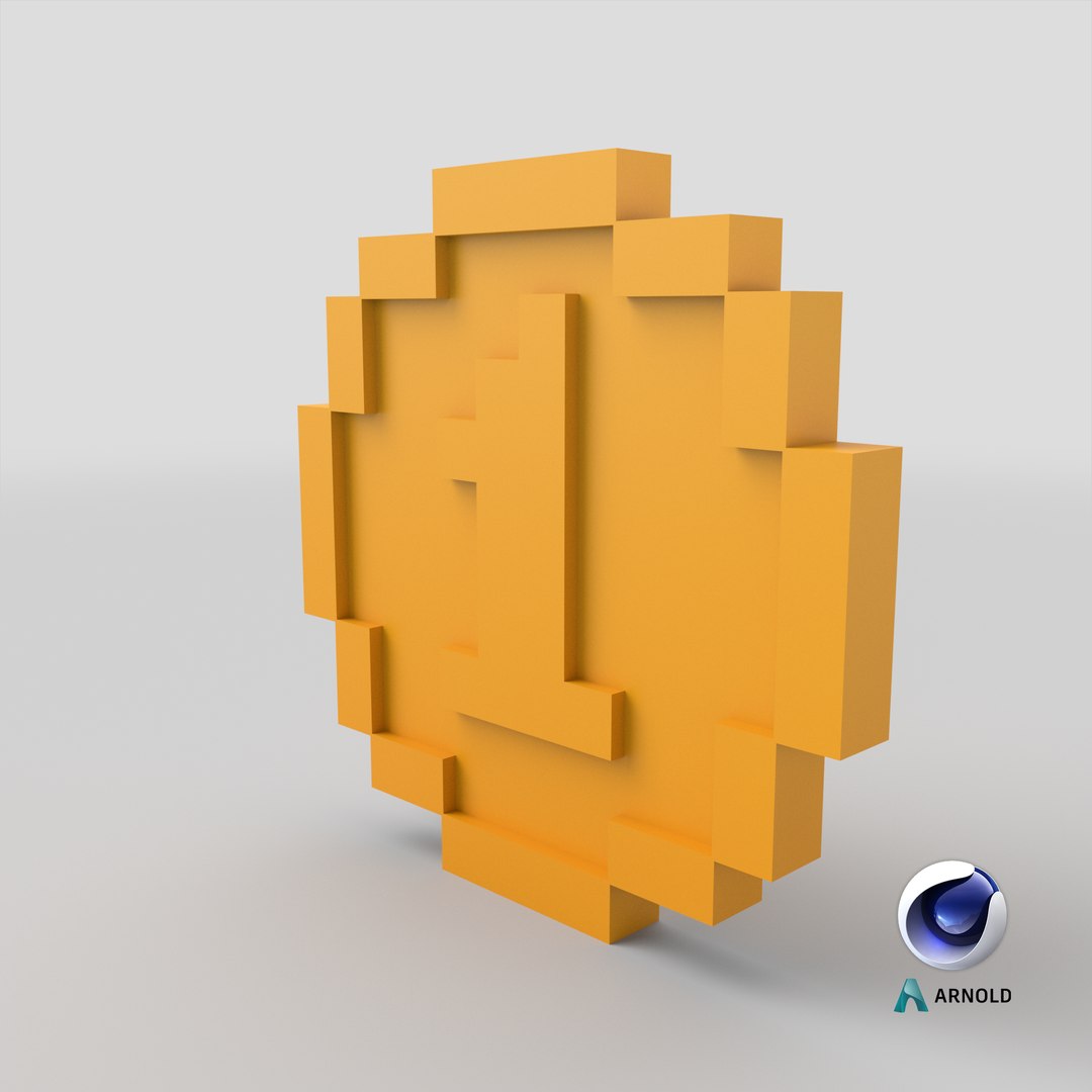 3D Video Game Token One - TurboSquid 1826986