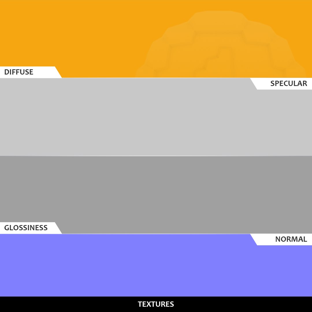 3D Video Game Token One - TurboSquid 1826986