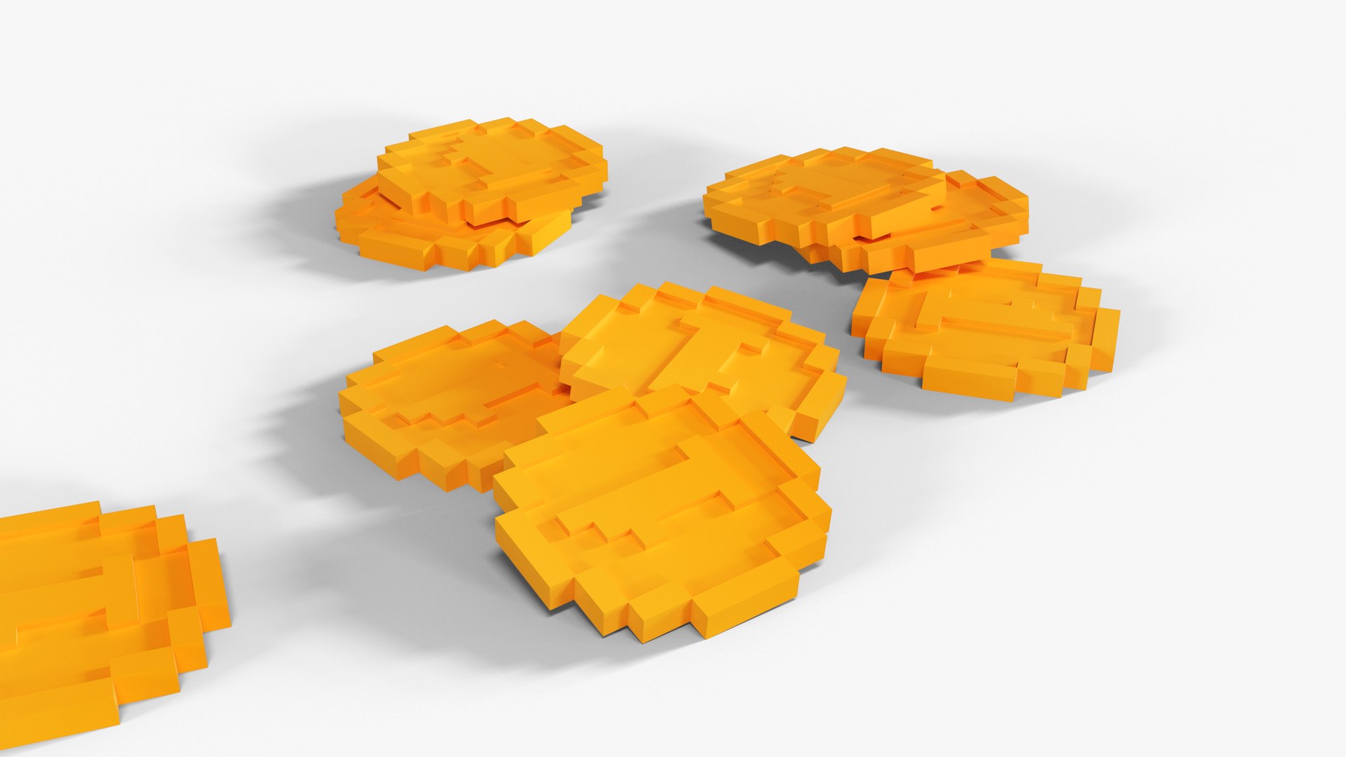 3D Video Game Token One - TurboSquid 1826986