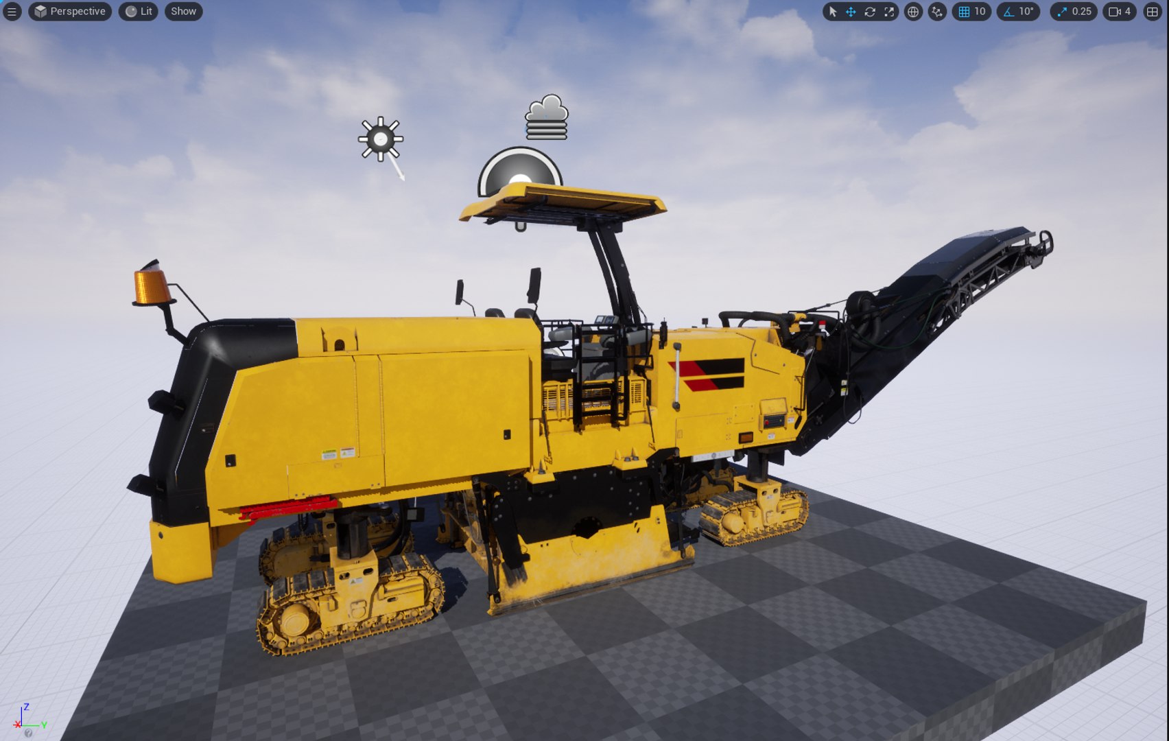 Cold Planer 3D Model - TurboSquid 1974807