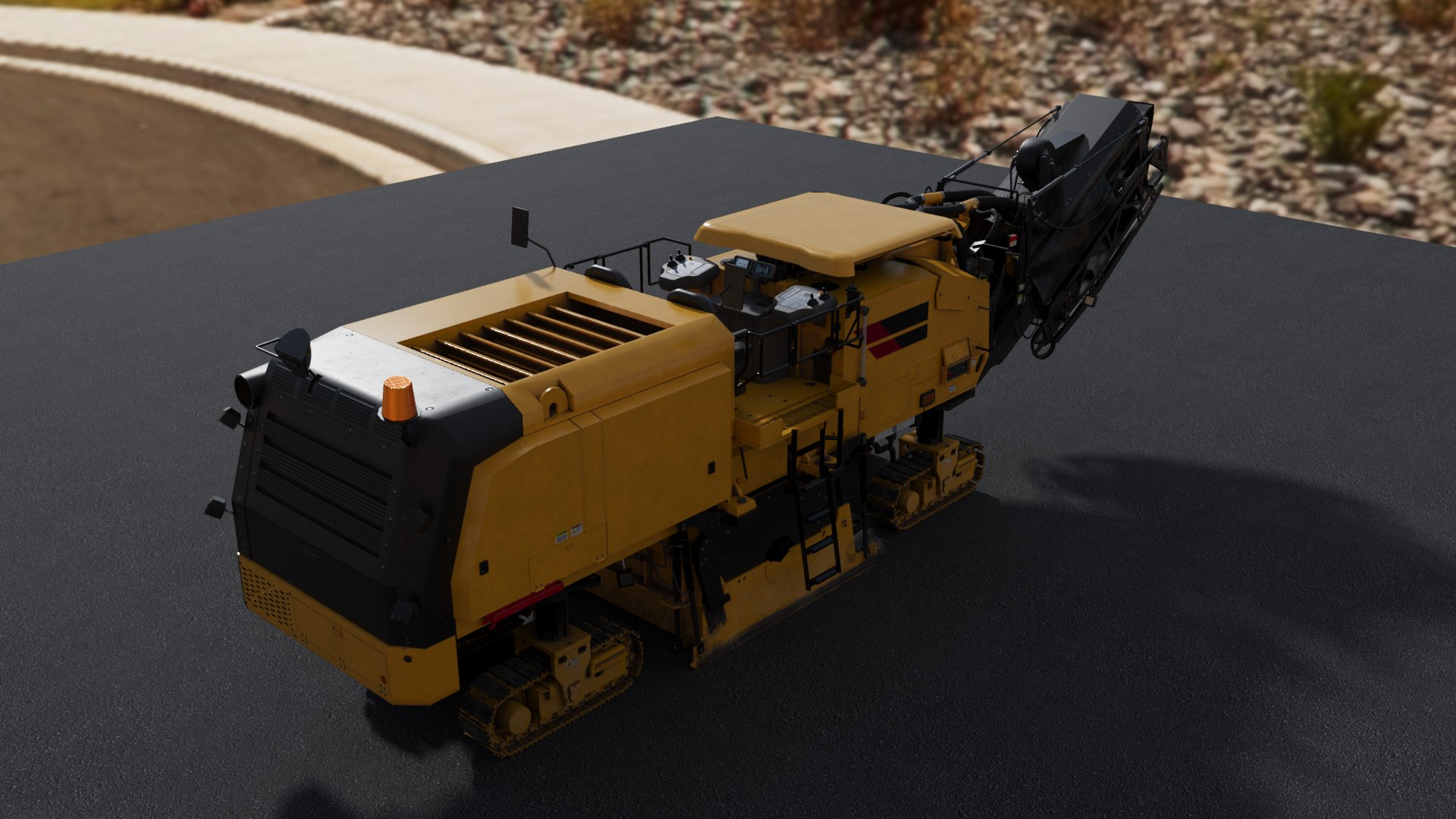 Cold Planer 3D Model - TurboSquid 1974807