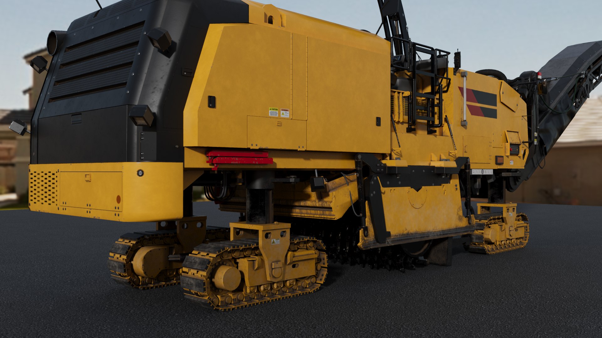 Cold Planer 3D Model - TurboSquid 1974807