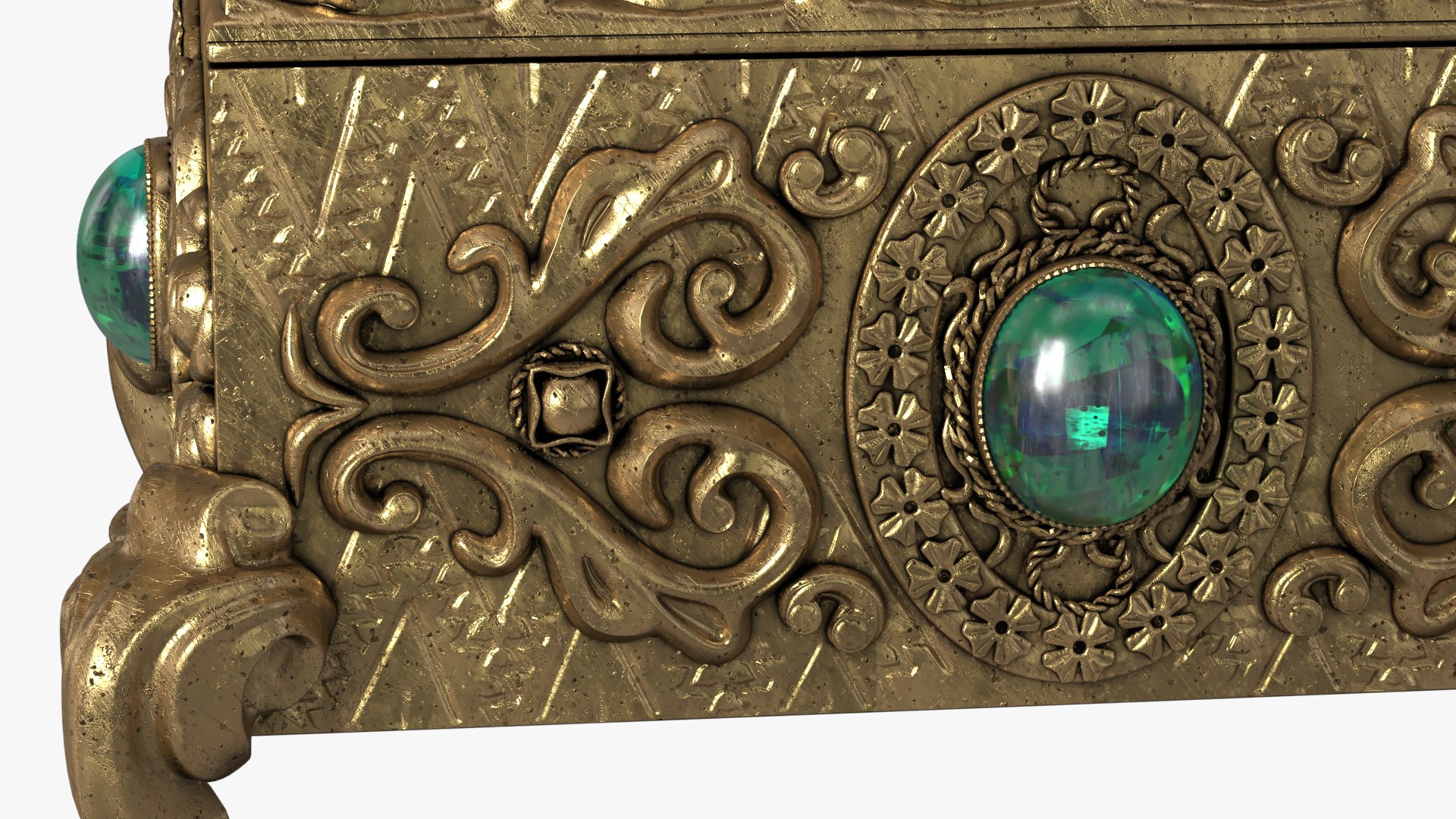 3D Emerald Box Jewelry - TurboSquid 1527766