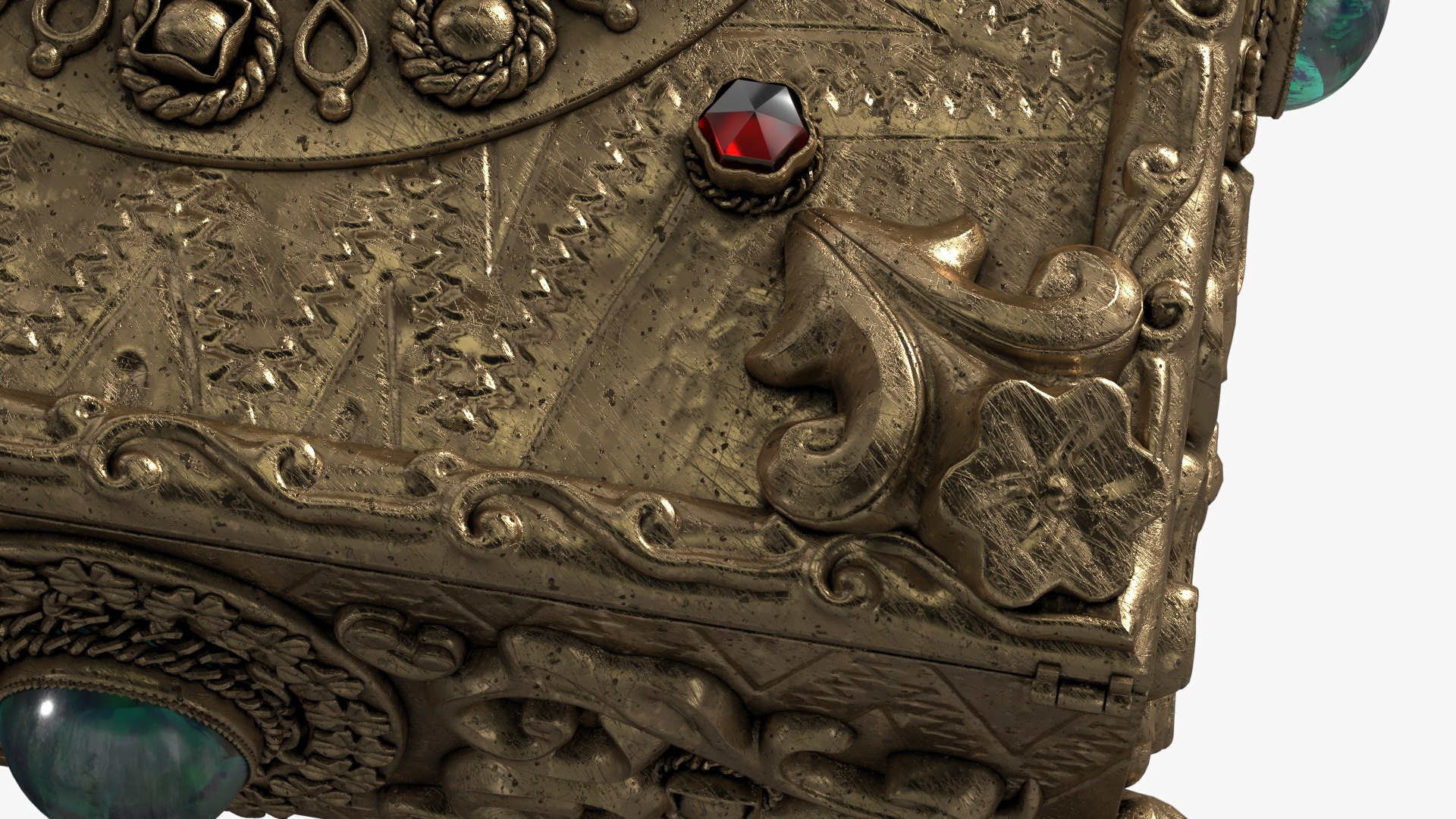 3D Emerald Box Jewelry - TurboSquid 1527766