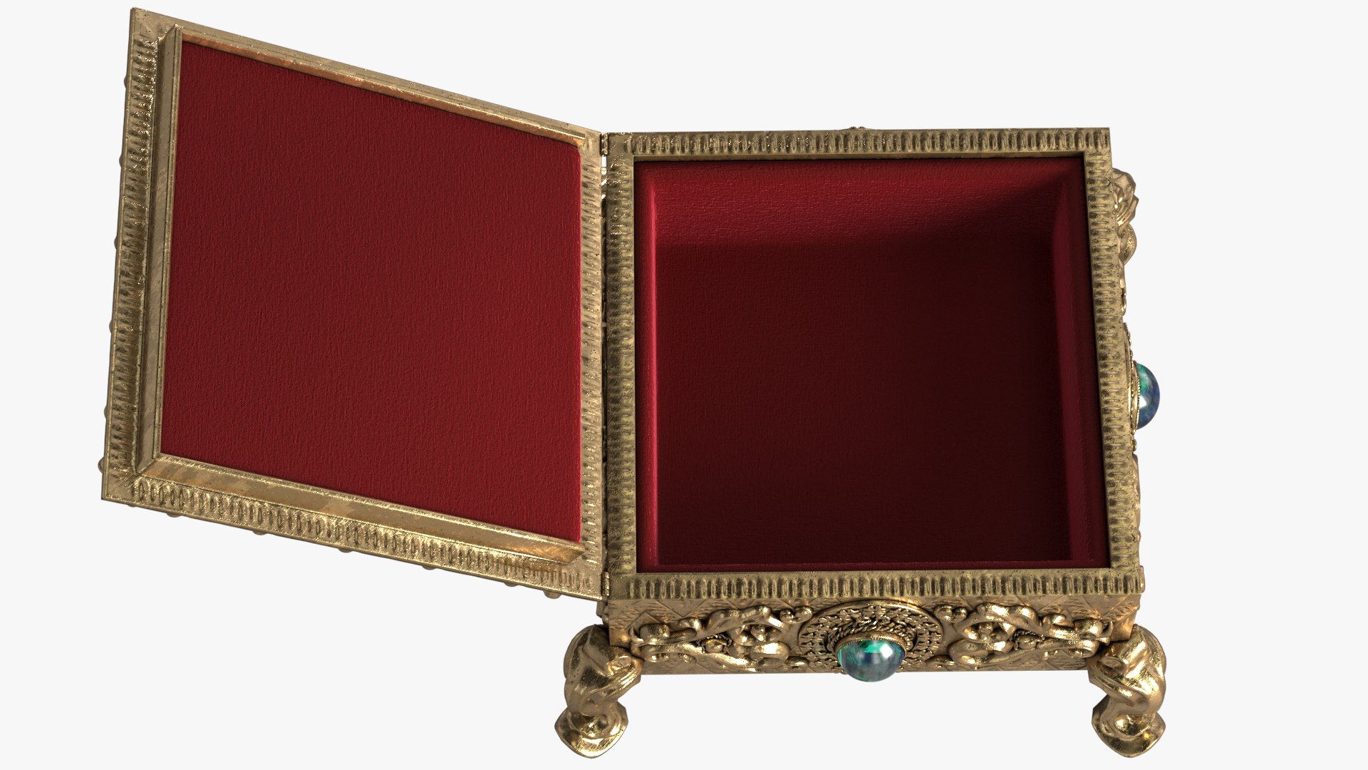 3D Emerald Box Jewelry - TurboSquid 1527766