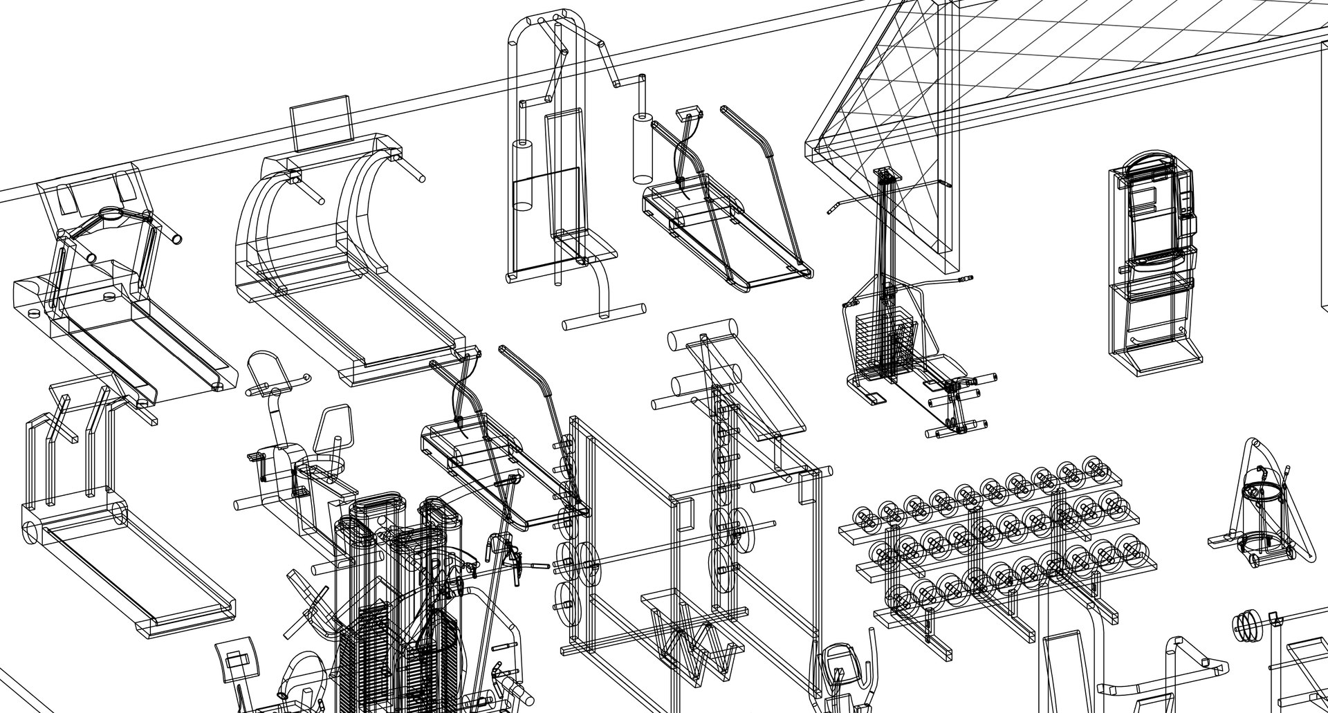3D Sports Gym Soccer Billiard Revit Family Parameter Bundle ...
