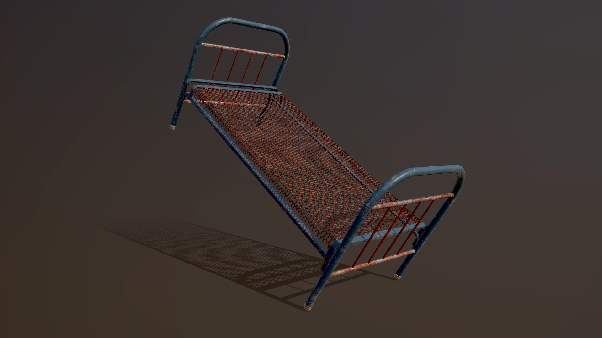 Rusty Iron Bed 3D Model - TurboSquid 1941355