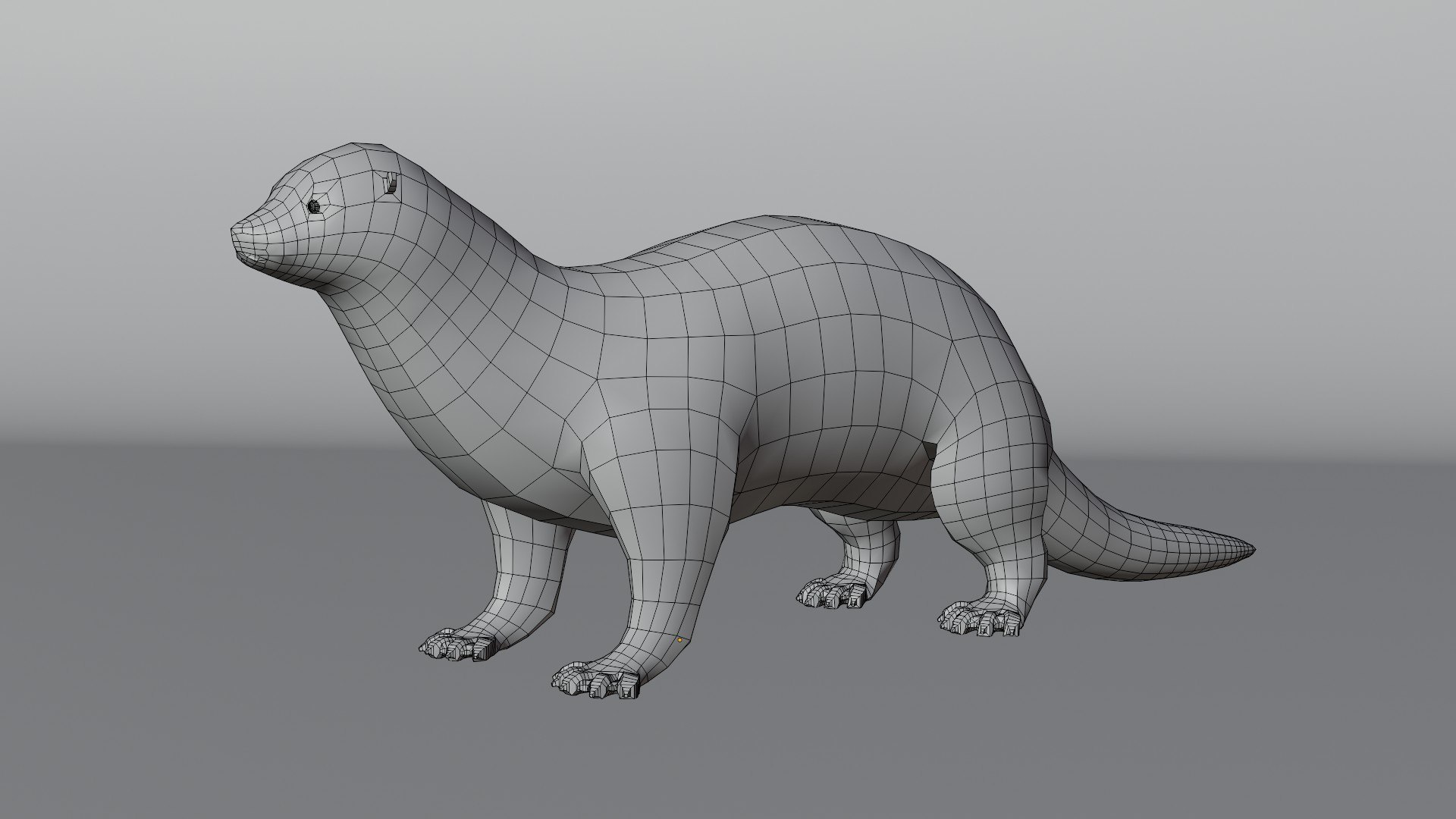 Otter HD 3D Model - TurboSquid 2028067