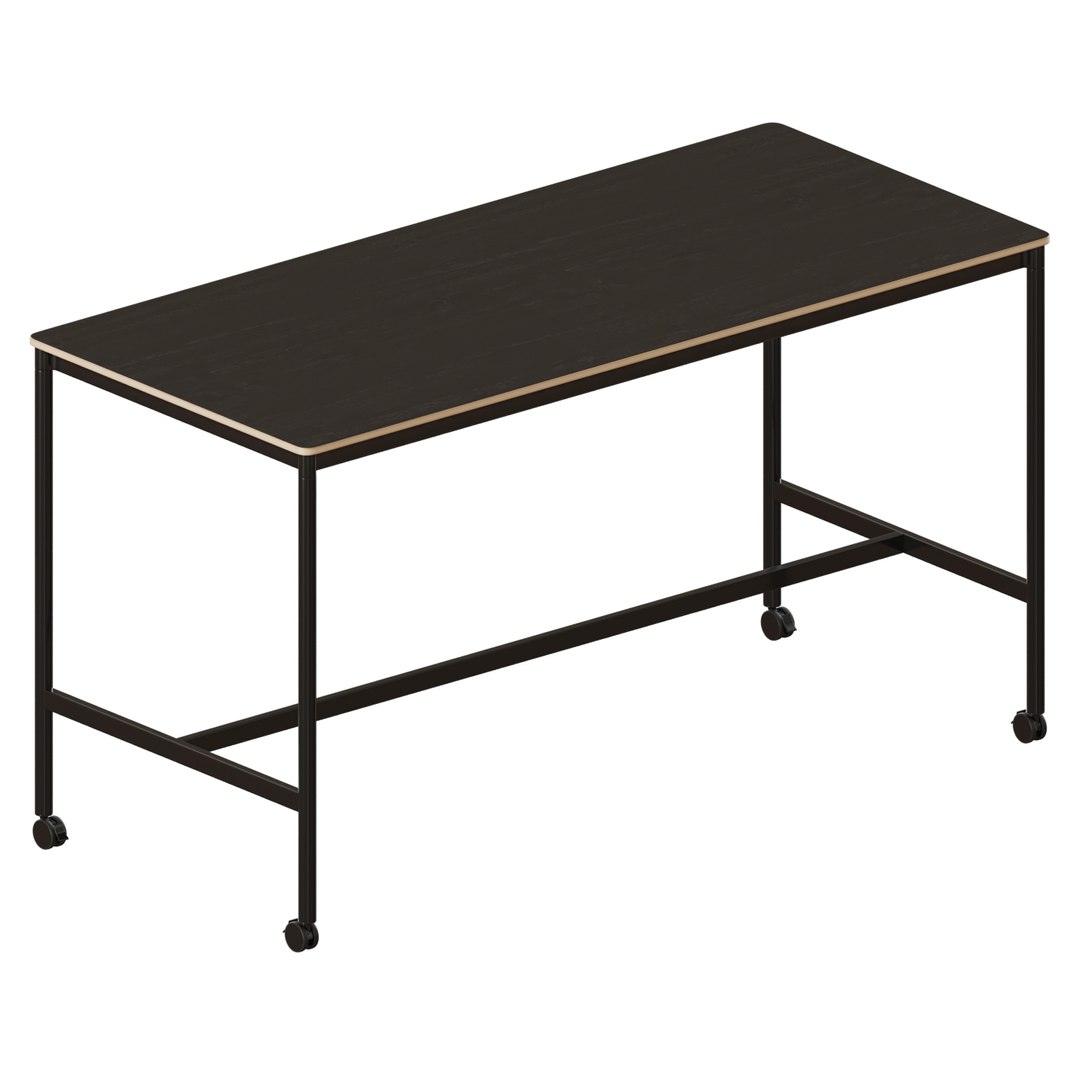 3D model Base High Table With Castors - TurboSquid 1941006