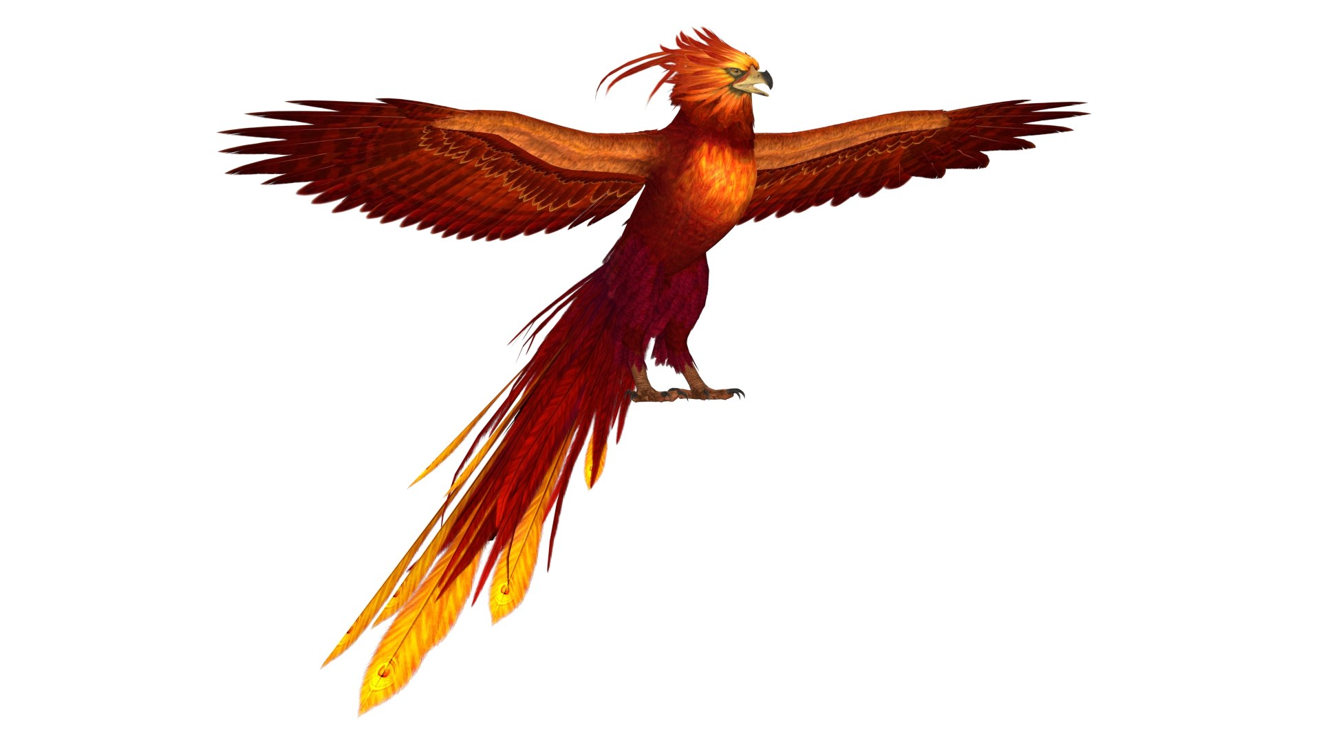 3D Fantasy Phoenix Eagle Model - TurboSquid 2040715