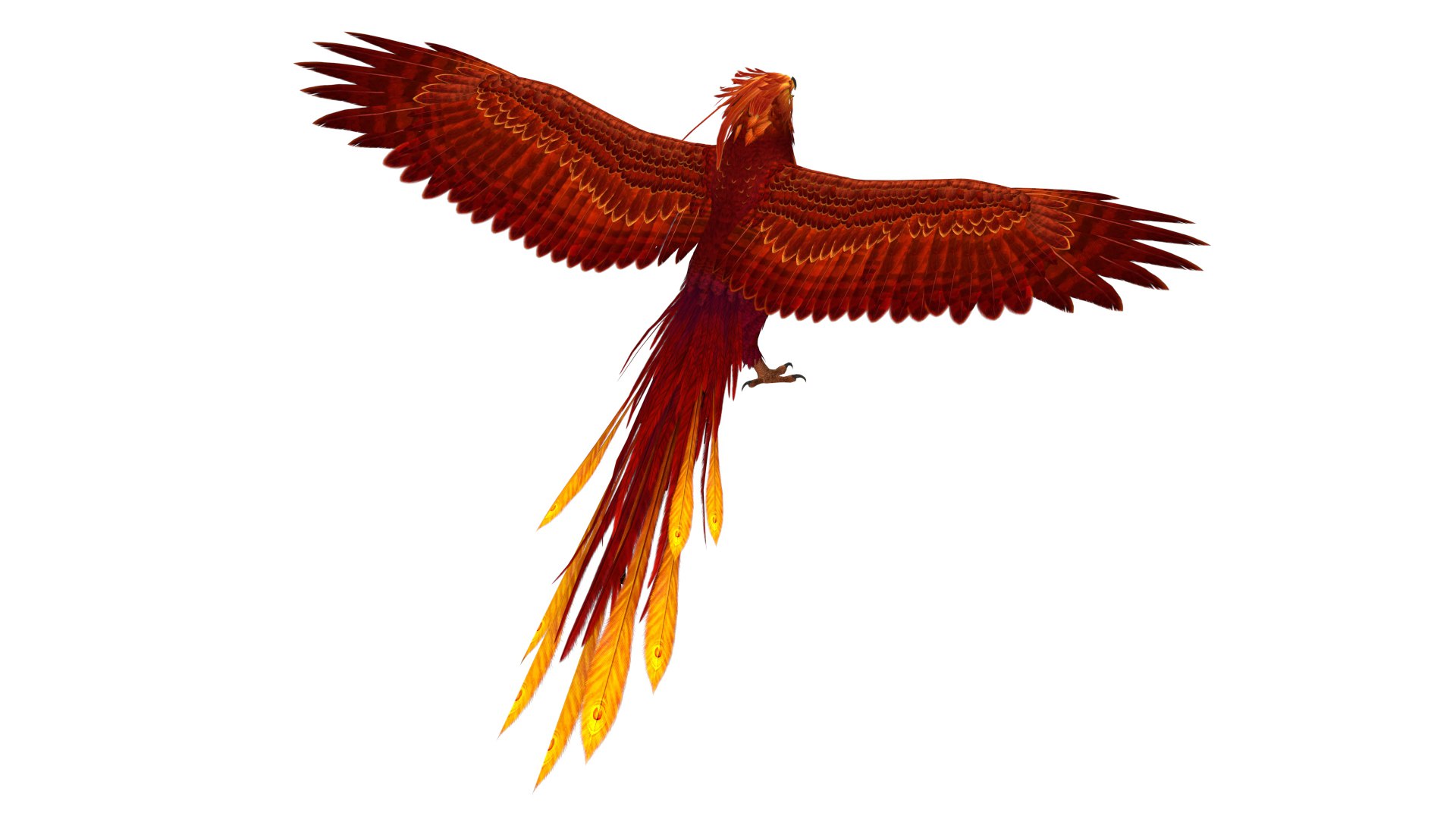 3D Fantasy Phoenix Eagle Model - TurboSquid 2040715