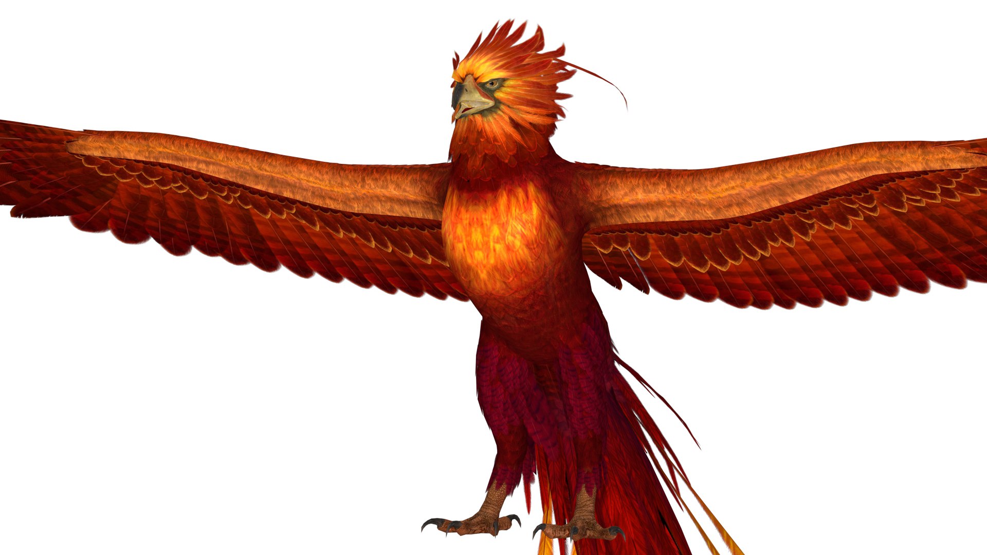 3D Fantasy Phoenix Eagle Model - TurboSquid 2040715