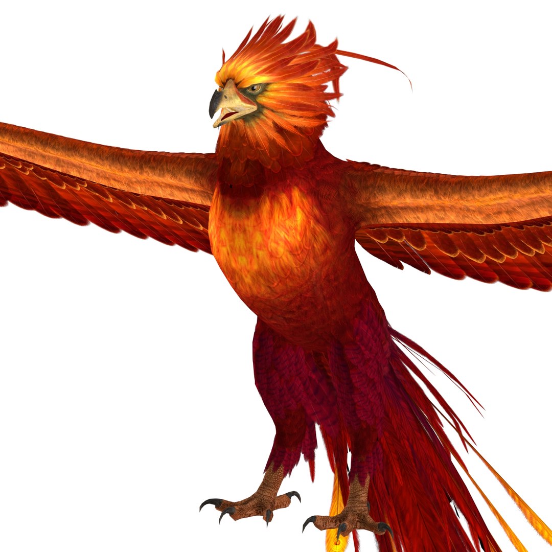 3D Fantasy Phoenix Eagle Model - TurboSquid 2040715