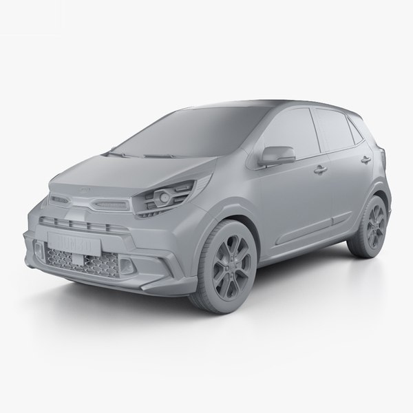 3D kia picanto x-line model - TurboSquid 1607475