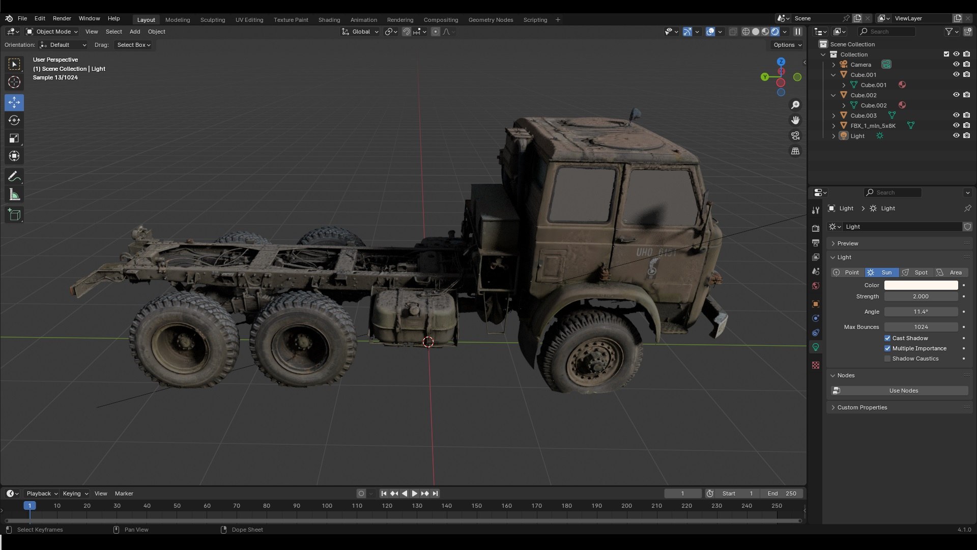 3D Model Star 266 Polish Off-road Truck - TurboSquid 2356996