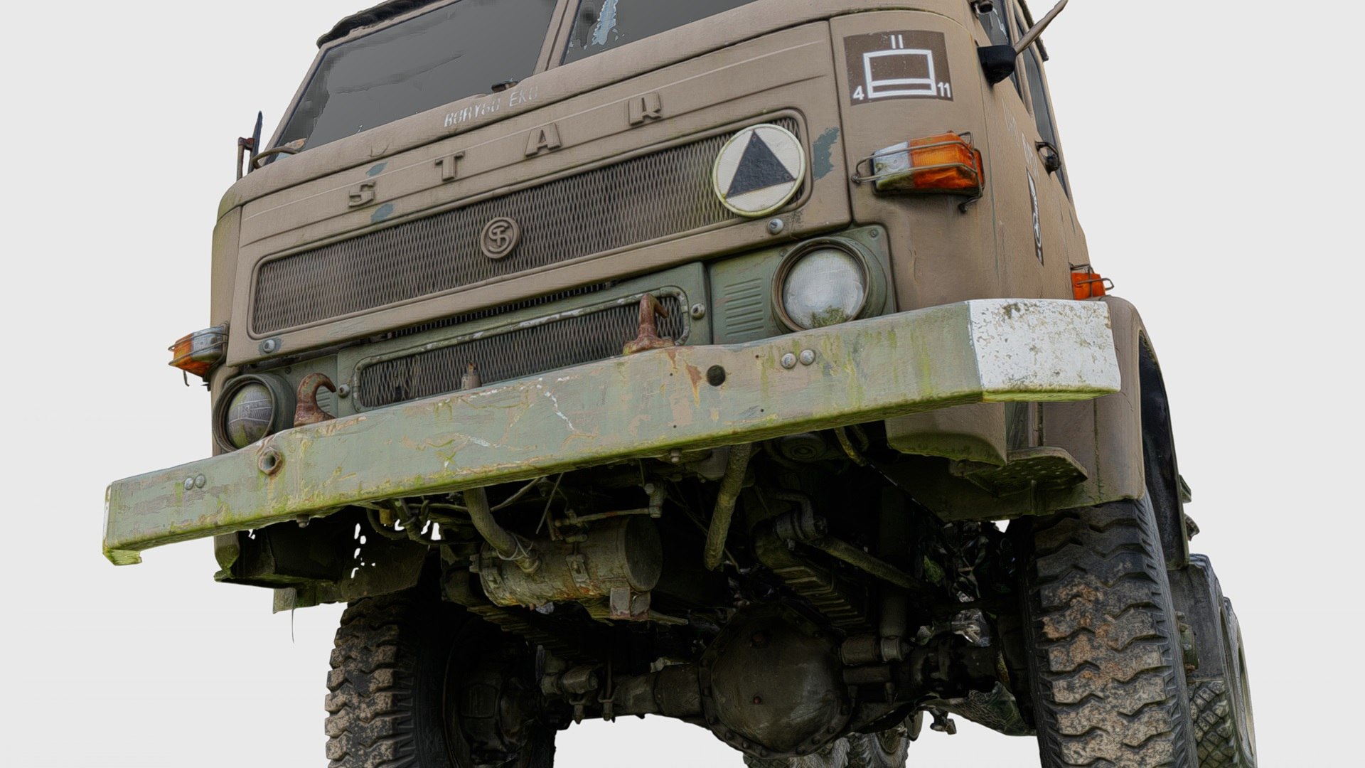 3D Model Star 266 Polish Off-road Truck - TurboSquid 2356996