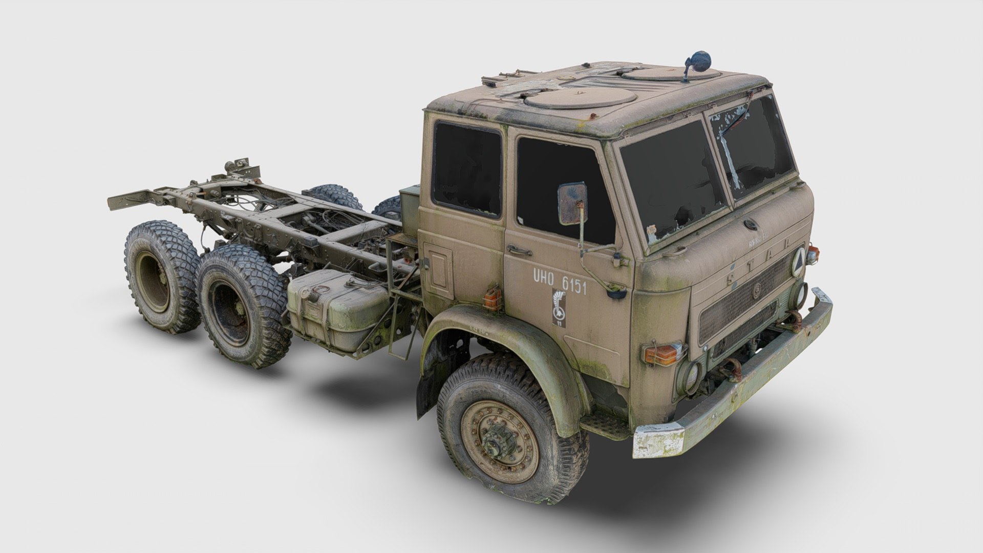 3D Model Star 266 Polish Off-road Truck - TurboSquid 2356996