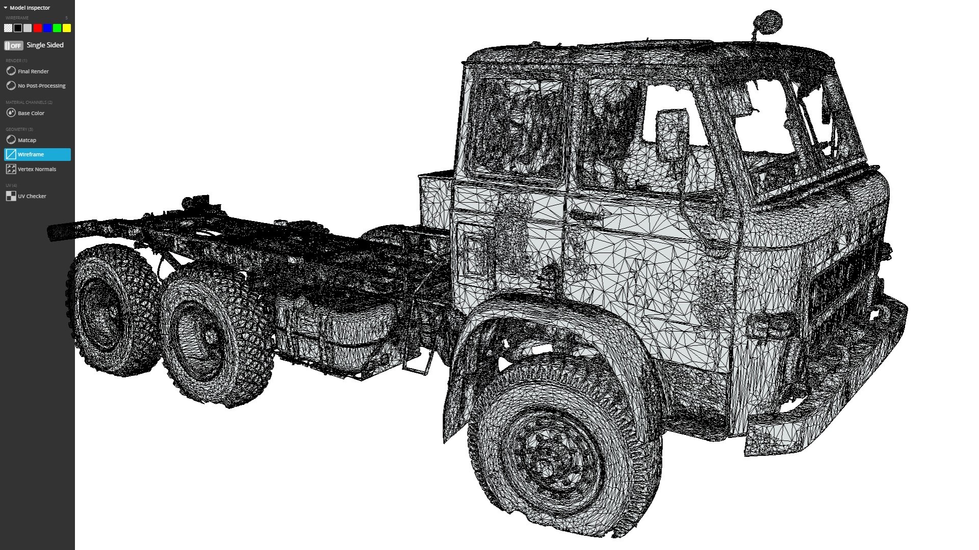 3D Model Star 266 Polish Off-road Truck - TurboSquid 2356996