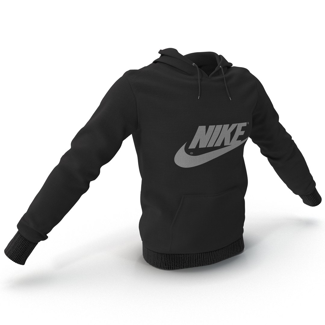 3d hooded sweatshirt model
