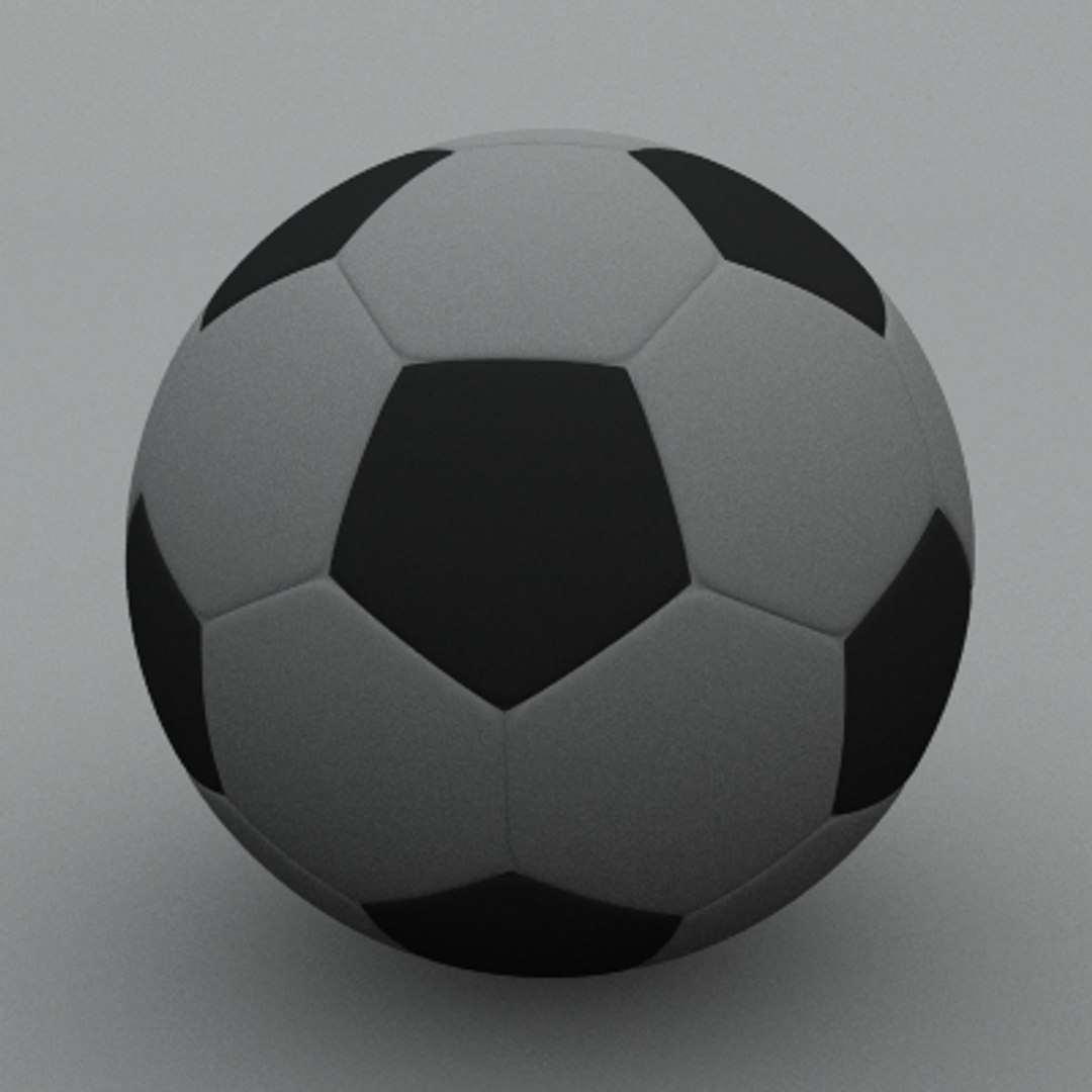 3d model soccer ball