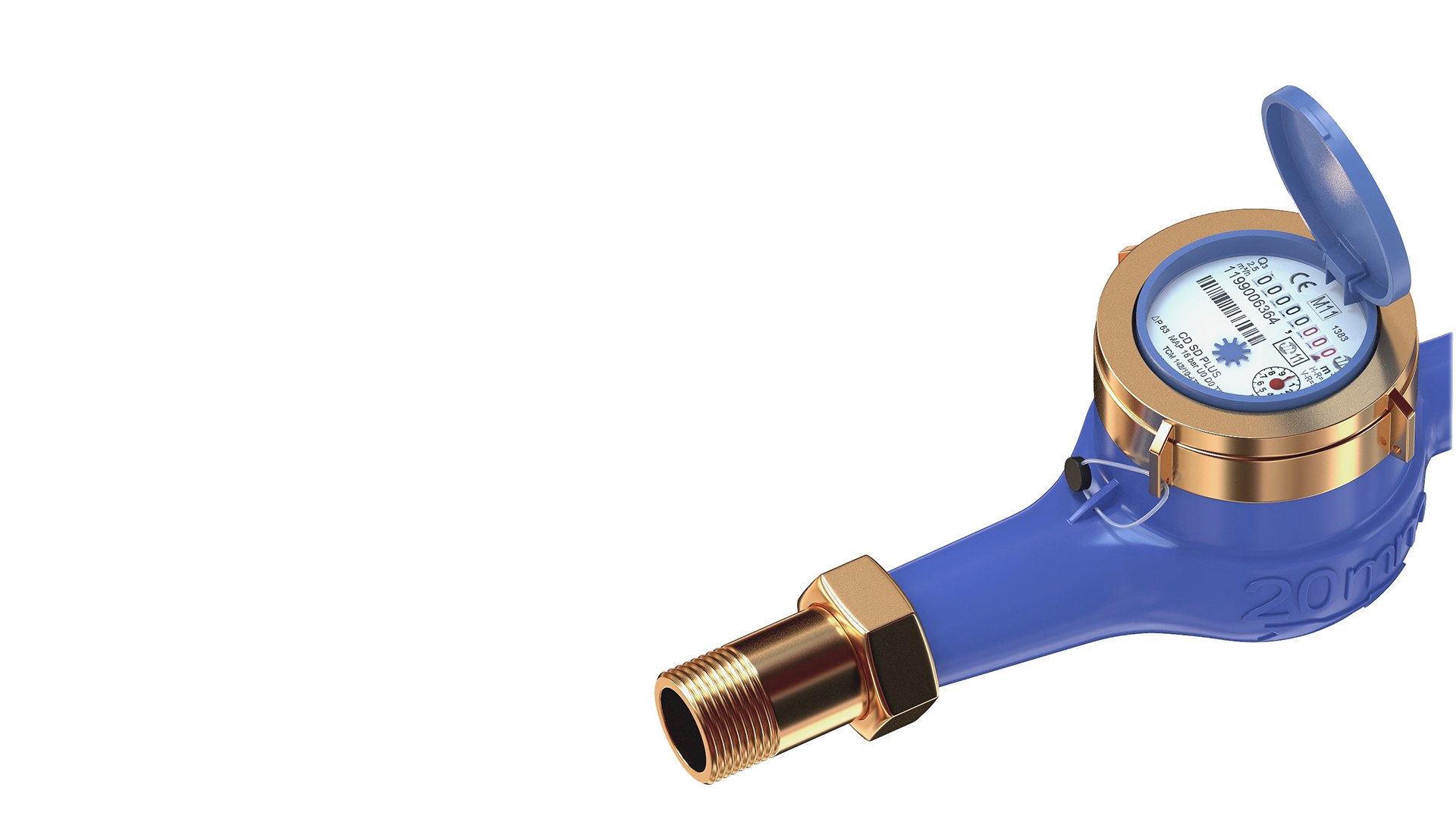 Cold Water Meter Home Garden-Digitalzakka 3D Model - TurboSquid 1952721