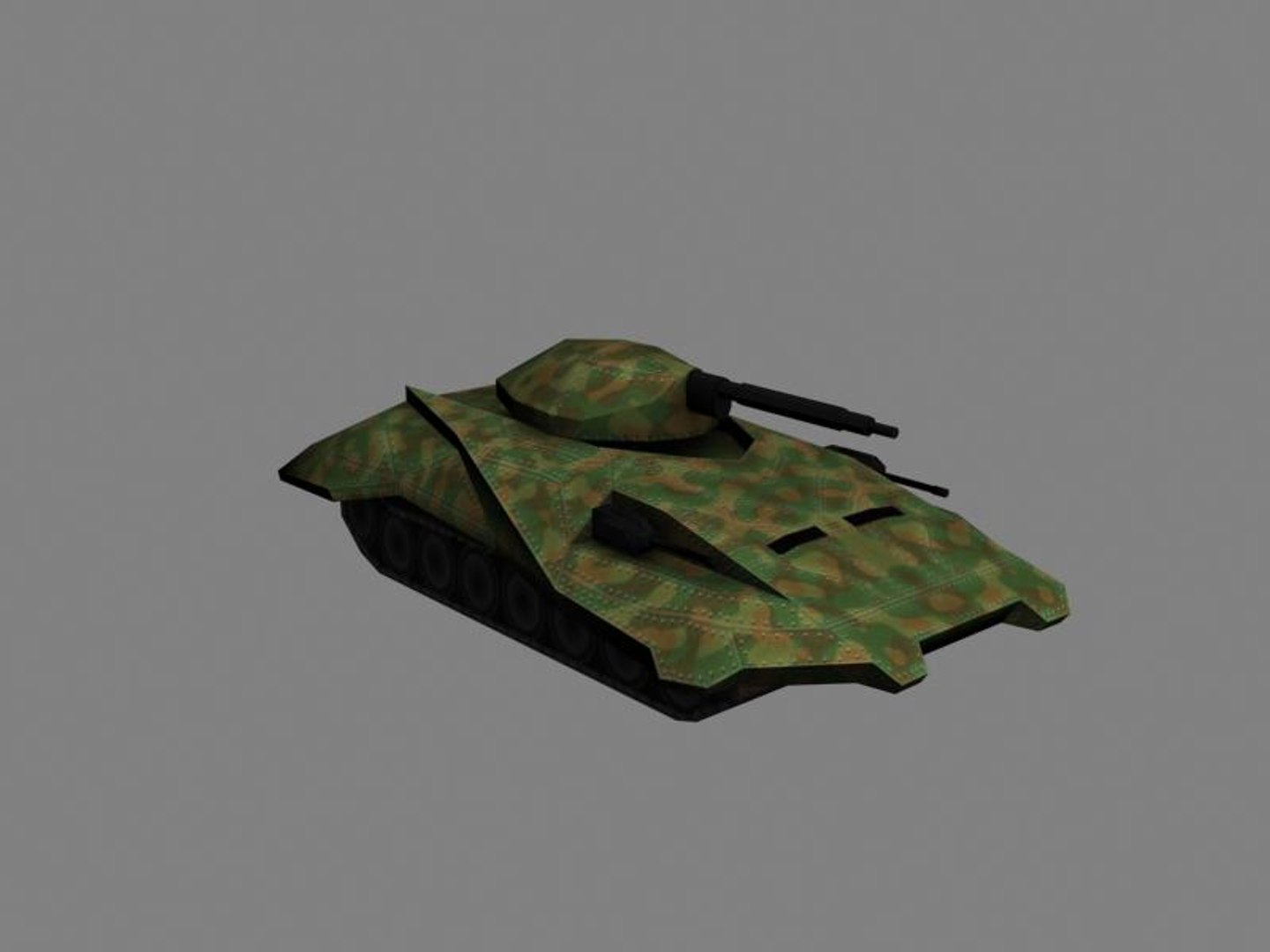 3d Scifi Tank