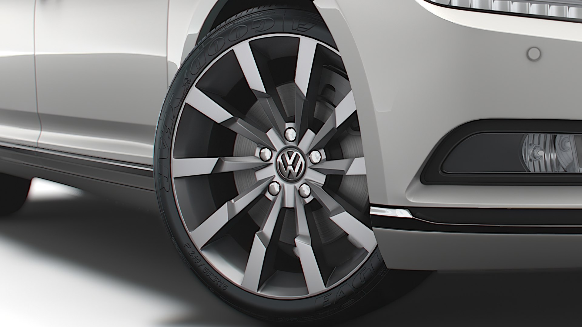 VW Passat Highline B8 2019 wheel model - TurboSquid 2012761