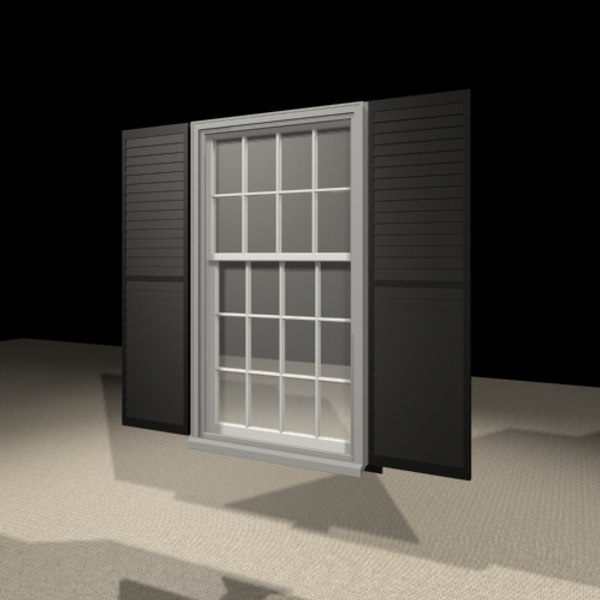 Double Hung Window 3ds Max Models for Download | TurboSquid