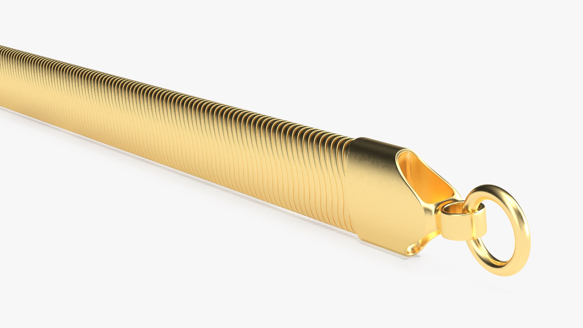 Snake Jewelry Chain Gold 3D Model - TurboSquid 2245078