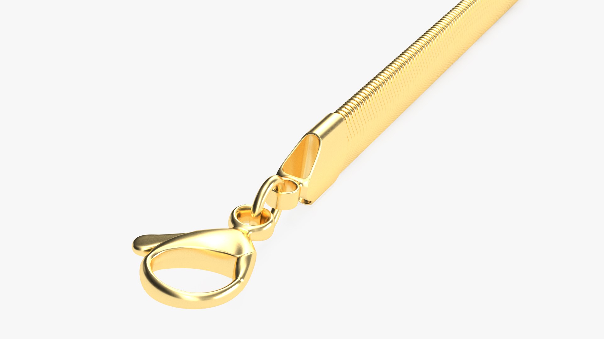 Snake Jewelry Chain Gold 3D Model - TurboSquid 2245078