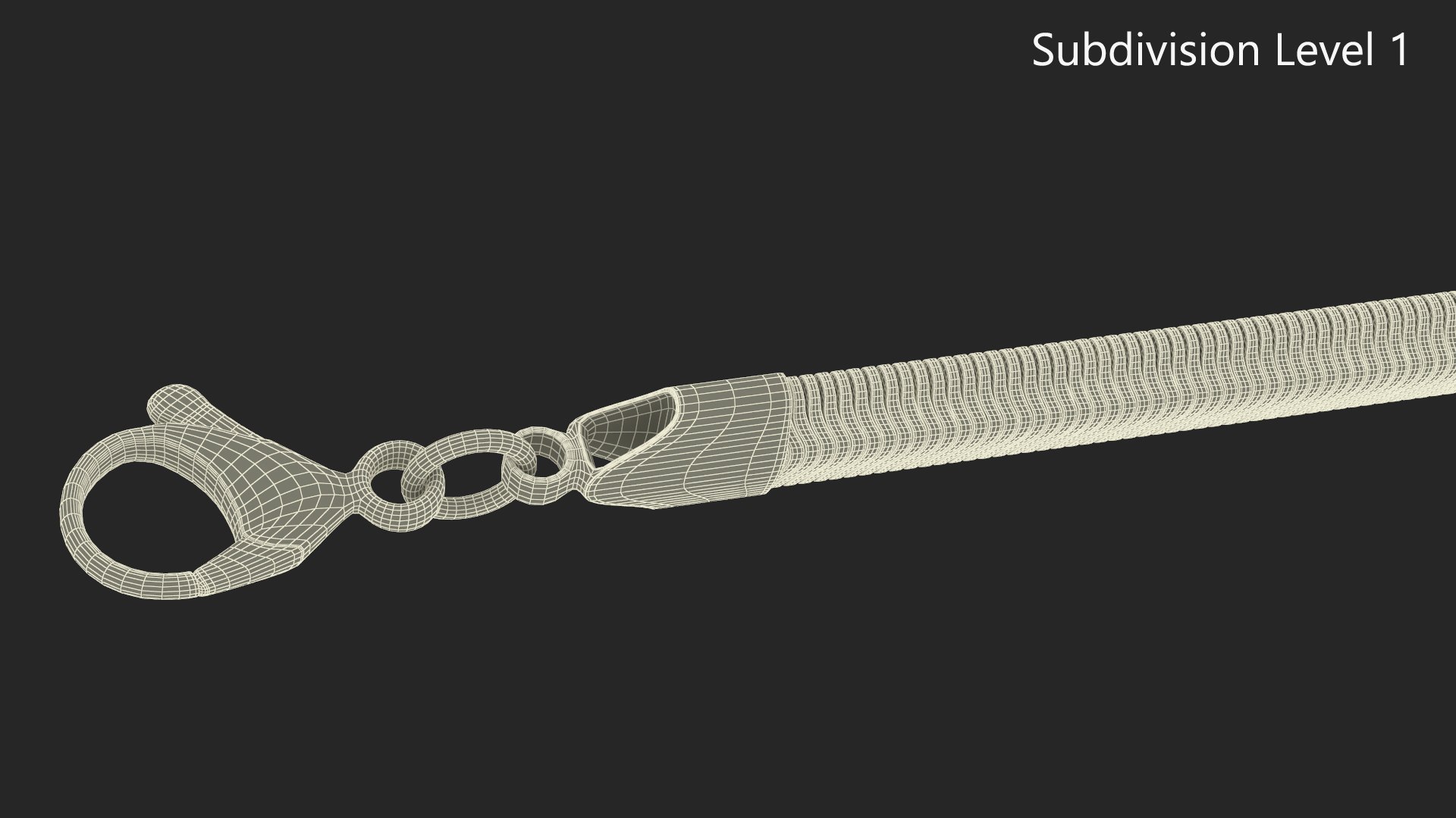 Snake Jewelry Chain Gold 3D Model - TurboSquid 2245078