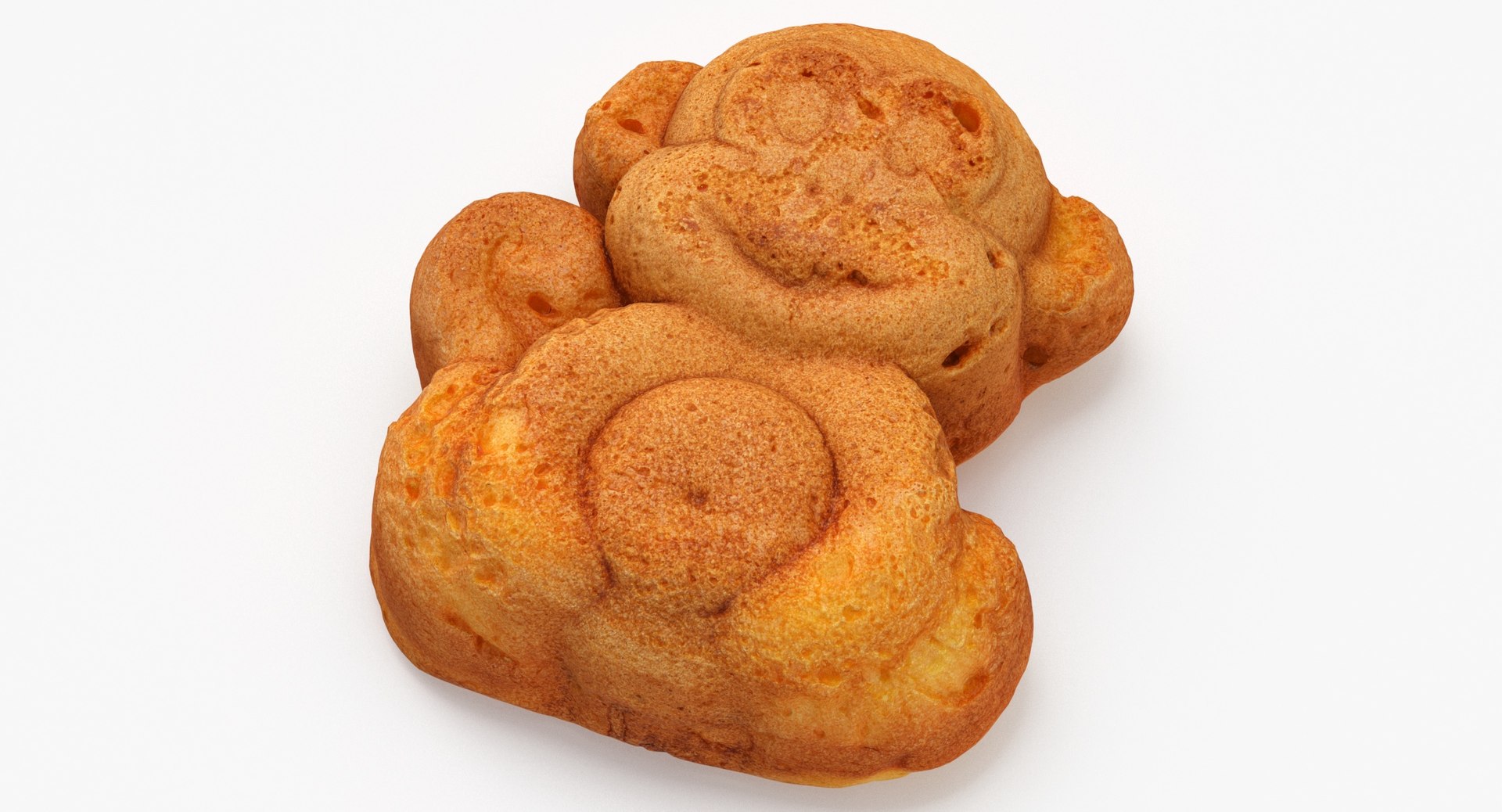 3D Monkey Sponge Cake With Chocolate 01 - TurboSquid 1825502