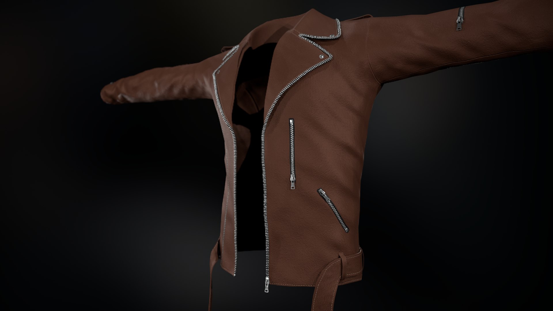 Brown Jacket 3D - TurboSquid 1447968